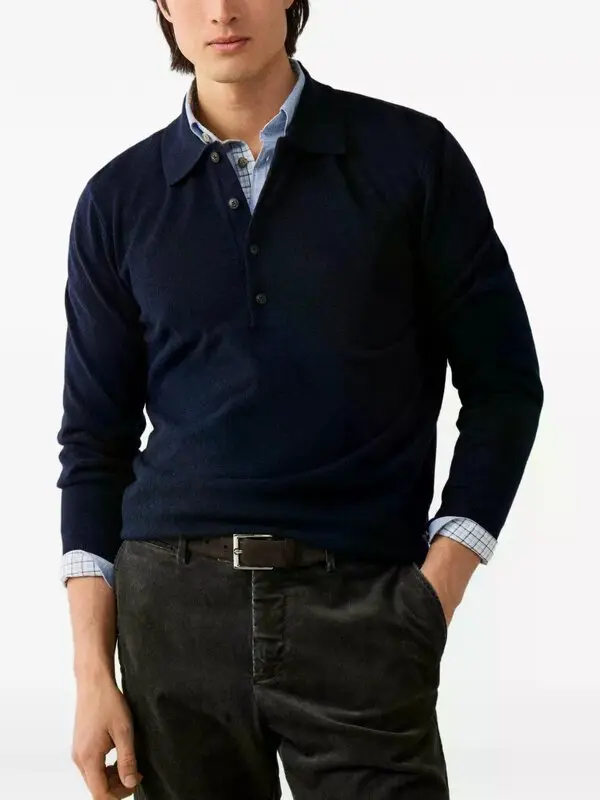 HACKETT LONDON Knitted Polo Knit