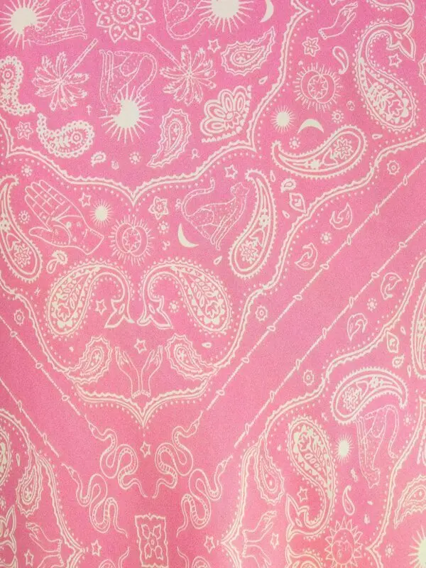 NEVER FULLY DRESSED Paisley-print Midi Skirt