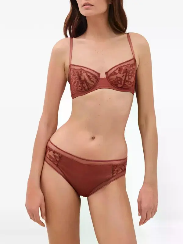 ERES Pampille Lace-embroidered Bra