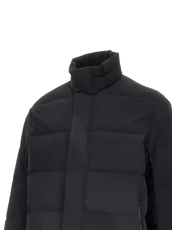 Emporio Armani Quilted High-neck Coat