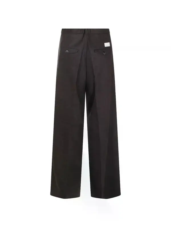 NINE:INTHE:MORNING Pleated Wide Leg Trousers