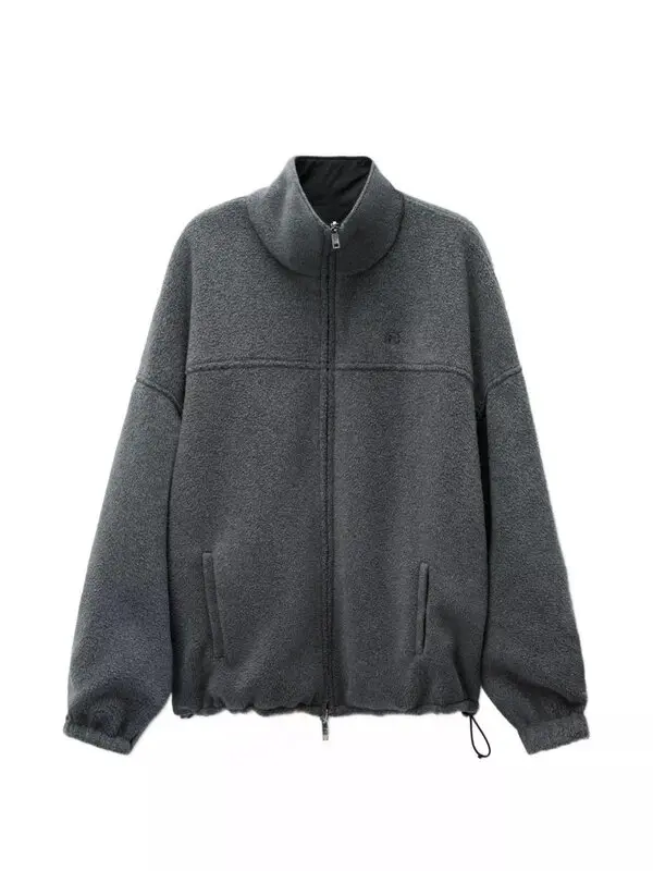 Alexander Wang Reversible Funnel-neck Track Jacket - Grey