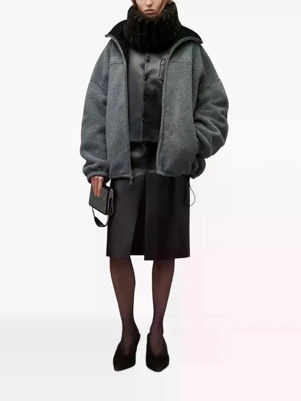 Alexander Wang Reversible Funnel-neck Track Jacket