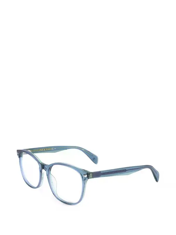 Rag & Bone Square Frame Eyeglasses - Blue
