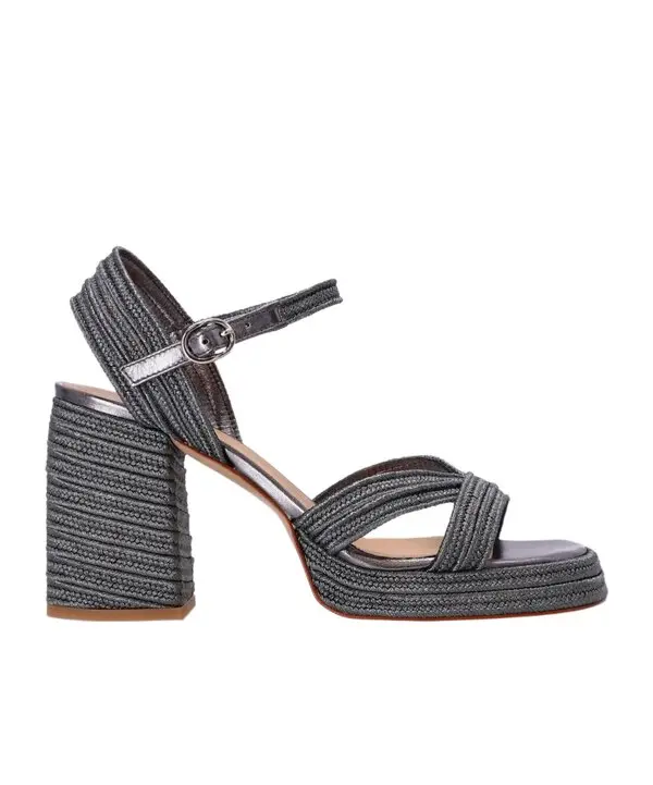 CastaÑer Valle 90mm Metallic-finish Sandals