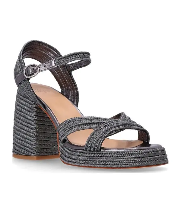 CastaÑer Valle 90mm Metallic-finish Sandals
