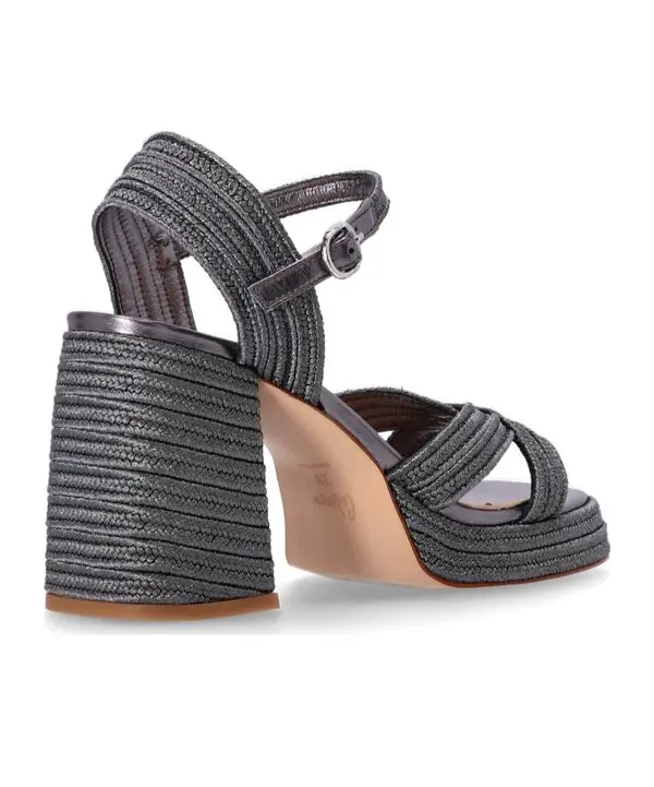 CastaÑer Valle 90mm Metallic-finish Sandals