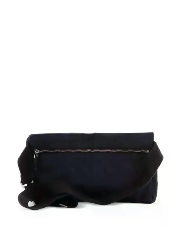 Gucci Double Gg Canvas Belt Bag - Black
