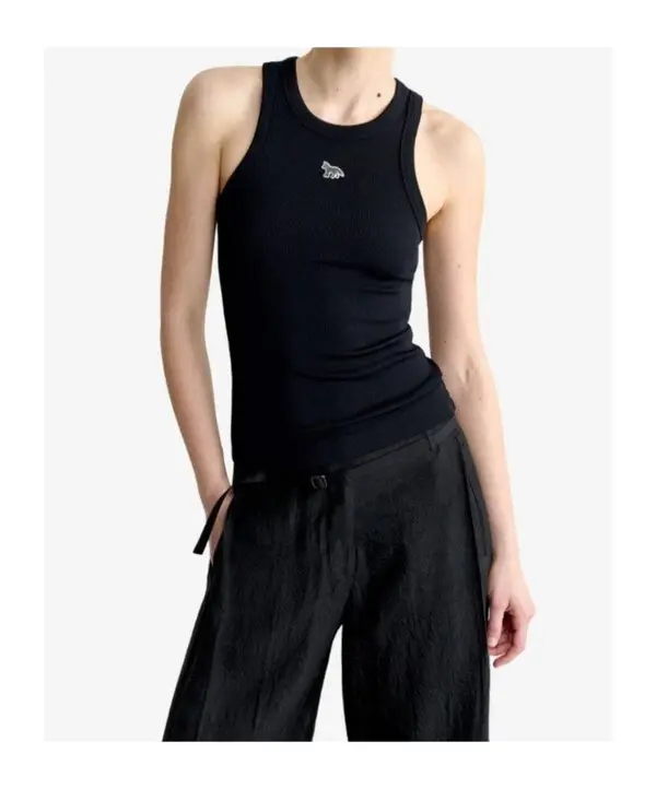 Maison Kitsuné Baby Fox Ribbed Tank Top