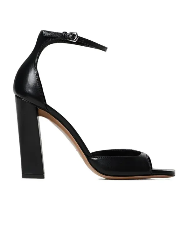 Paris Texas Grace 110mm Sandals - Black