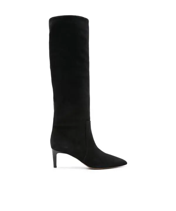 Paris Texas Stiletto 105mm Suede Boots