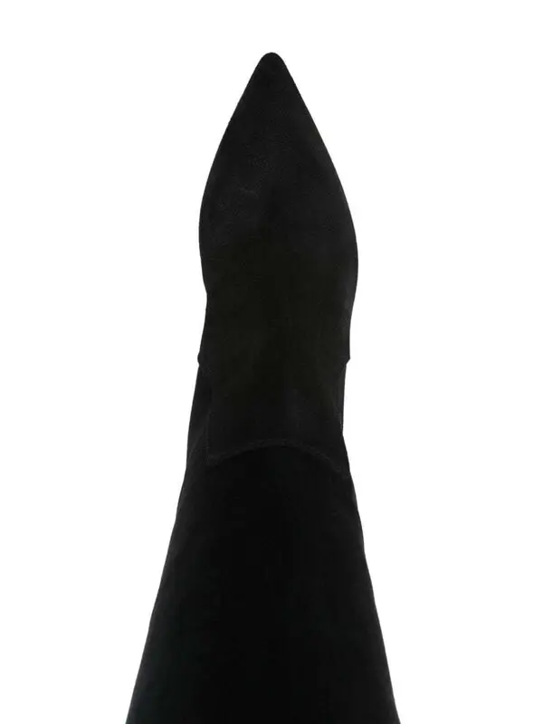 Paris Texas Stiletto 105mm Suede Boots