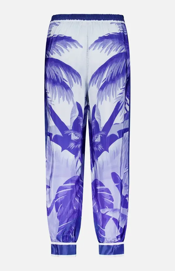 Farm Rio Tropical Palm Print Pajama Pants