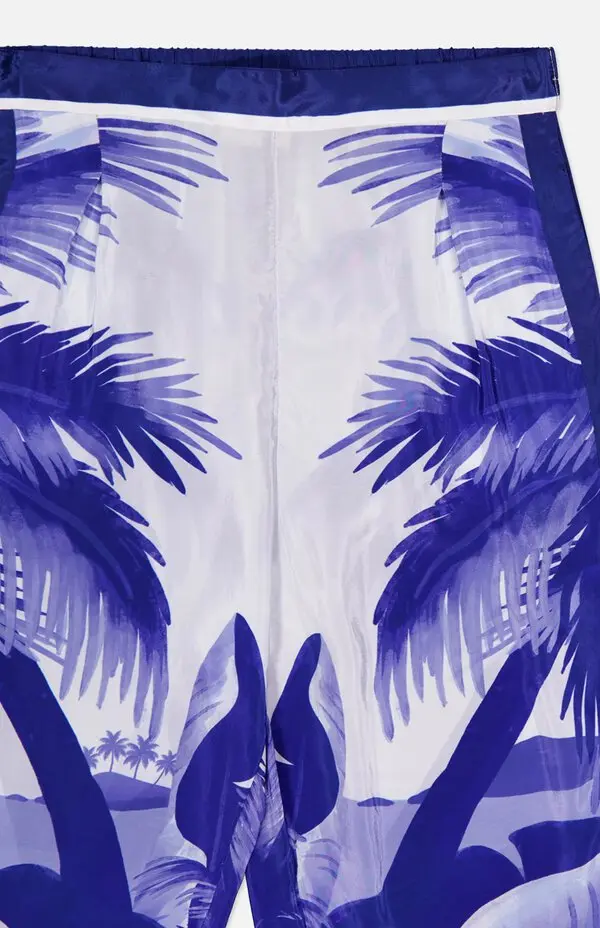 Farm Rio Tropical Palm Print Pajama Pants