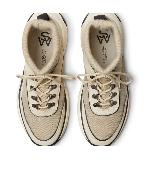 STUART WEITZMAN High-top Sock Sneakers With Thick Sole