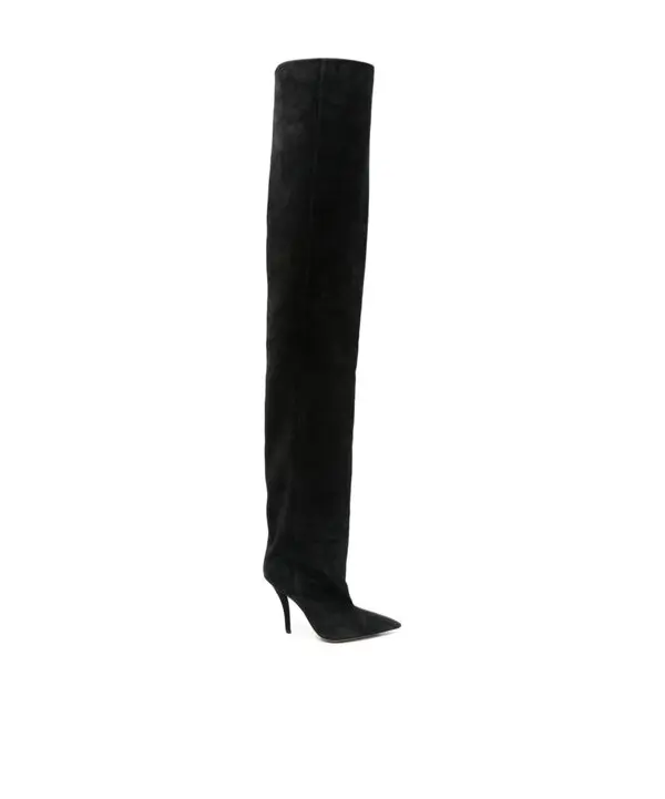 Paris Texas 110mm Suede Over-the-knee Boots