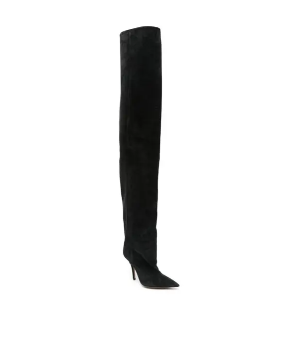 Paris Texas 110mm Suede Over-the-knee Boots