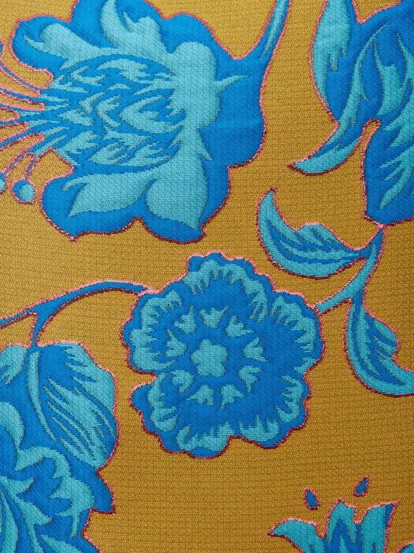 La DoubleJ La Scala Floral-jacquard Blouse
