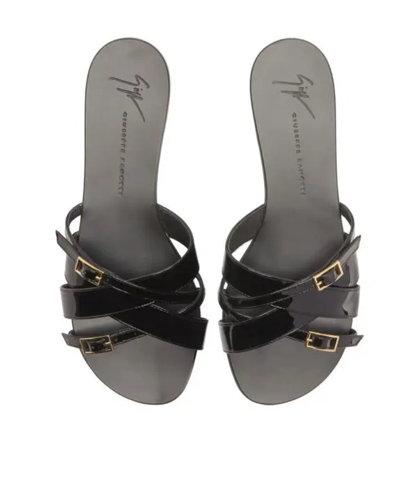 GIUSEPPE ZANOTTI Alhima Buckle Slide Sandals