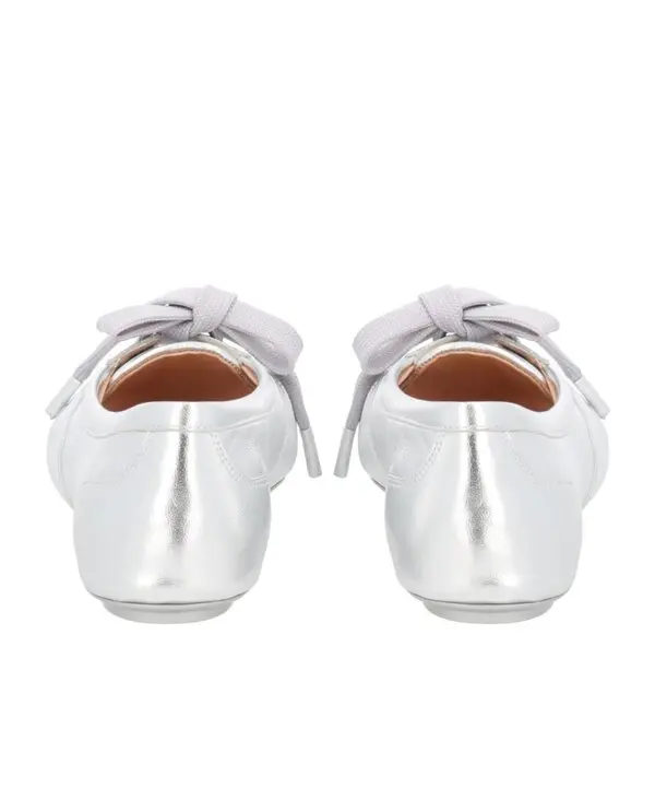 GIANVITO ROSSI Lace-up Ballet Flats