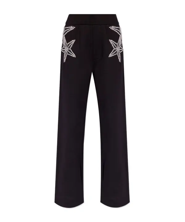 Dsquared2 Embellished Knitted Trousers - Black