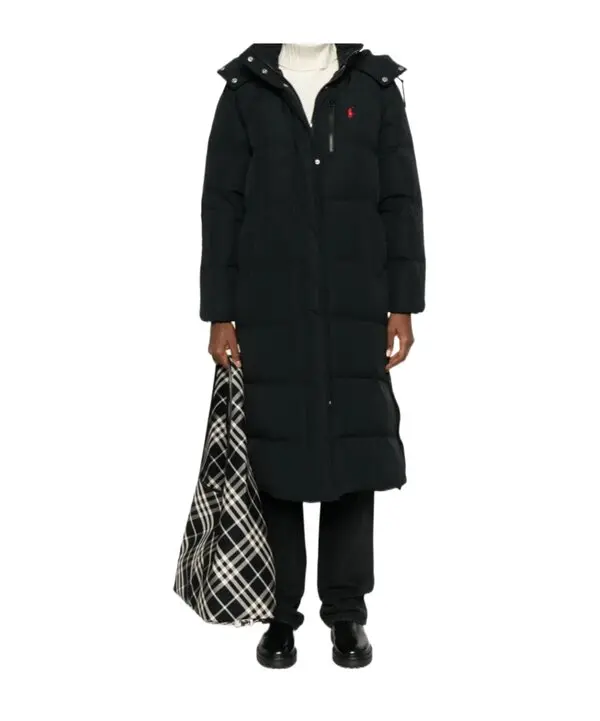 Polo Ralph Lauren Down Coat With Embroidered Pony
