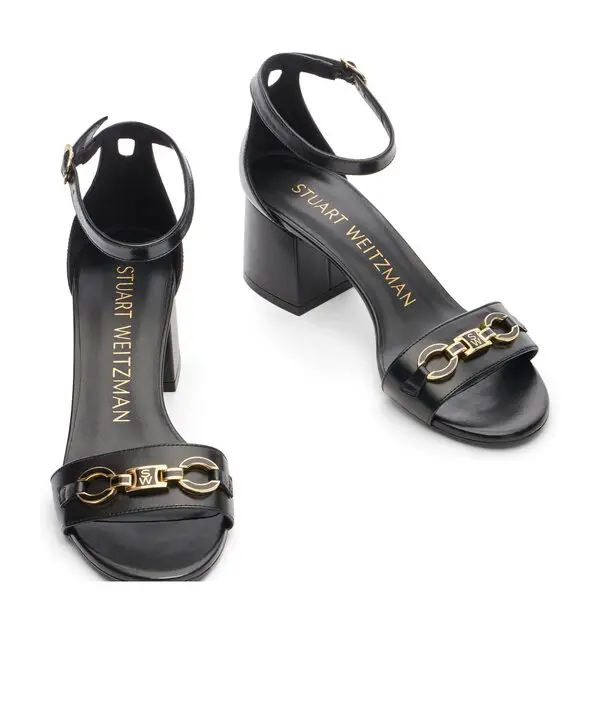 STUART WEITZMAN Signature 70mm Leather Sandal With Horsebit Detail