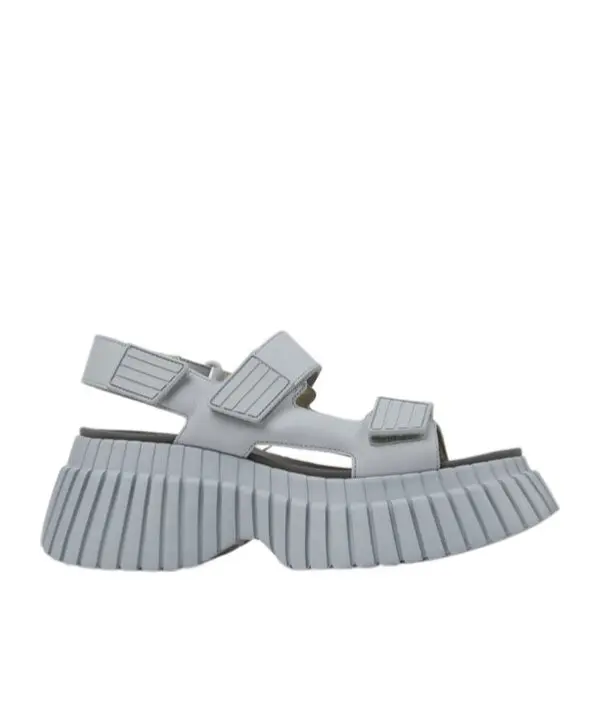 Camper Bcn Platform Sandals - Gray