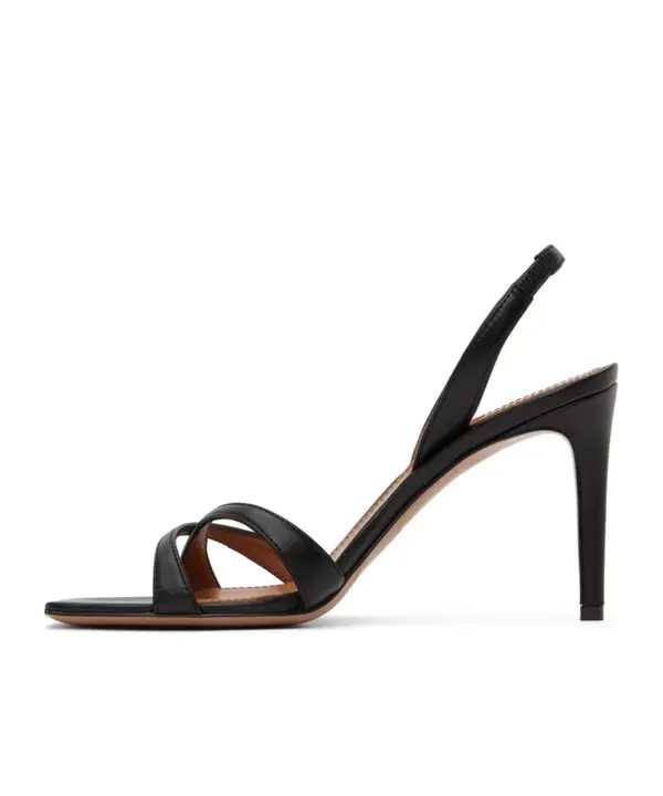 Paris Texas 85mm Square-toe Heeled Sandals