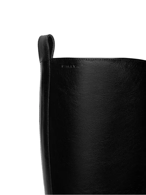Bally Peggy Pull-on Knee-high Boots With Thick Heel