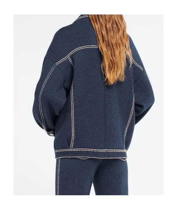 BARRIE Knitted Shirt Jacket With Lapels And Pockets
