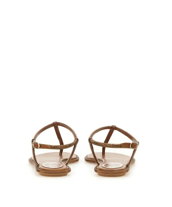 Rene Caovilla Diana Embellished Thong Sandals