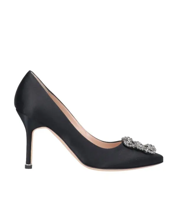 Manolo Blahnik Hangisi Pointed-toe Pumps - Black