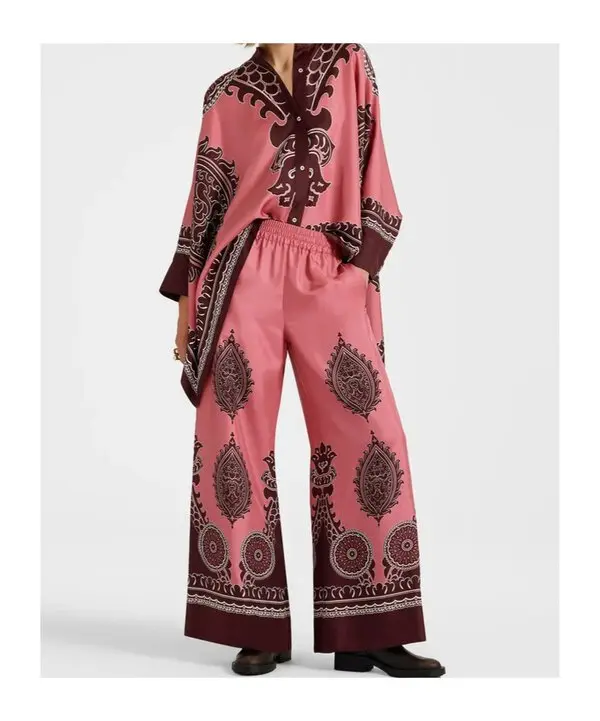 La DoubleJ Oltrarno Placed Trousers - Pink