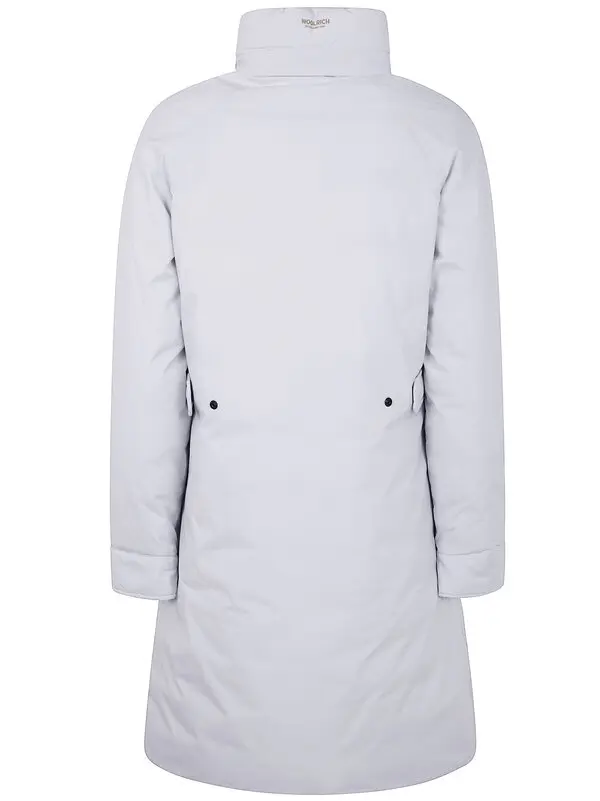 Woolrich Long Foldaway Hood Cloud Jacket