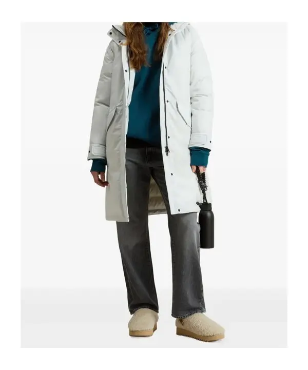 Woolrich Long Foldaway Hood Cloud Jacket