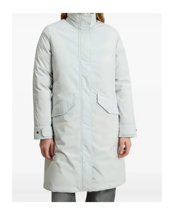 Woolrich Long Foldaway Hood Cloud Jacket