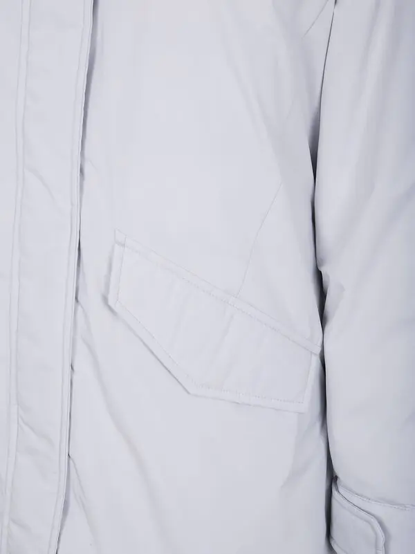 Woolrich Long Foldaway Hood Cloud Jacket