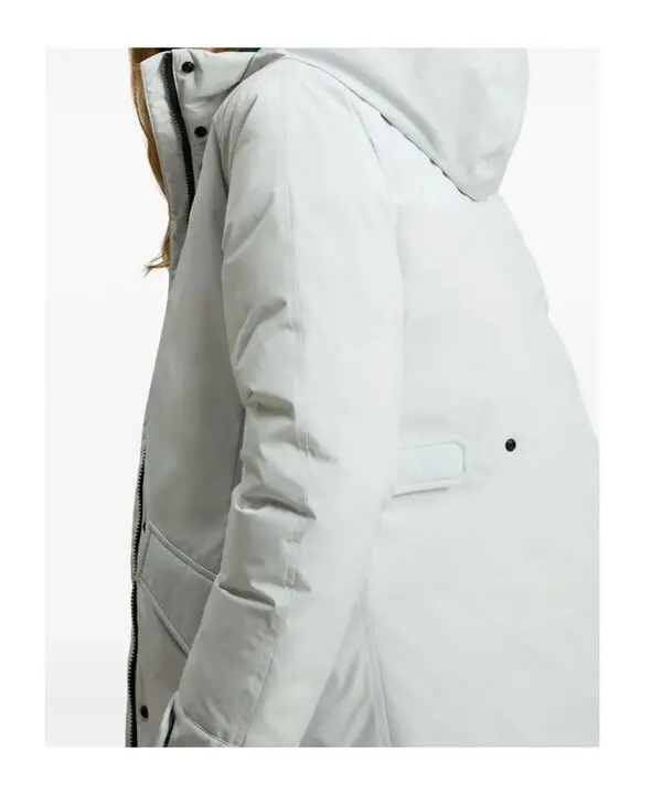 Woolrich Long Foldaway Hood Cloud Jacket