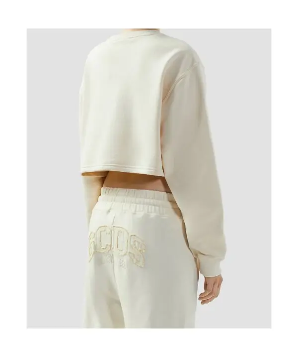 Gcds Logo Cropped Sweatshirt