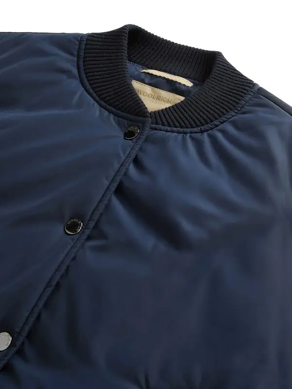 Woolrich Quilted Knit-sleeve Bomber Jacket