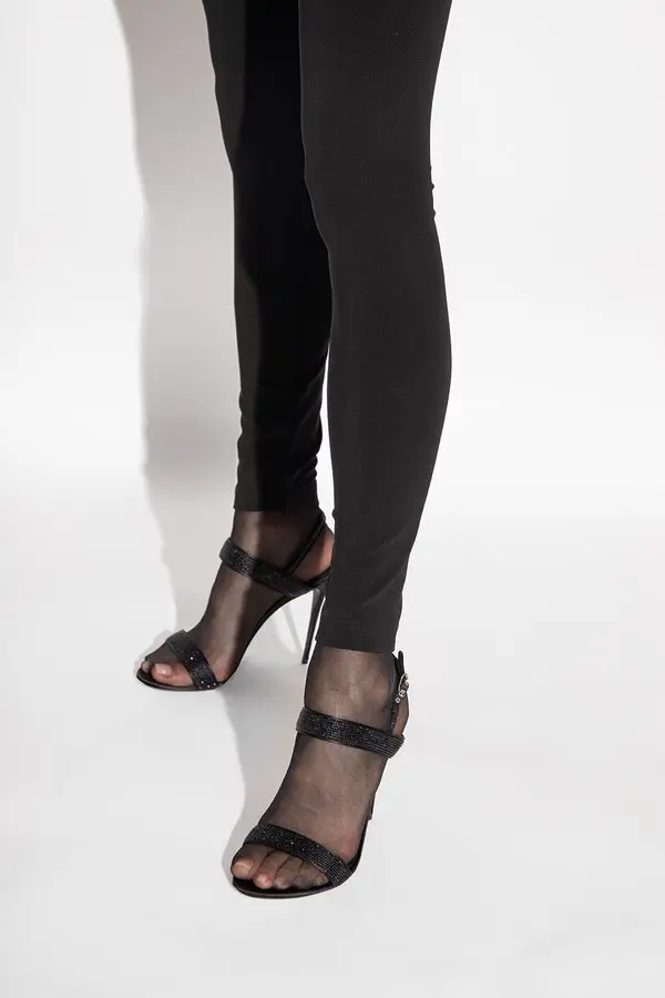 Dolce & Gabbana Dolce Gabbana Kim Embellished Satin Sandals