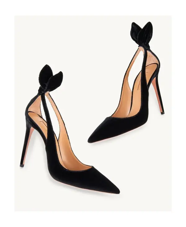 AQUAZZURA Bow-tie Detailed Pumps