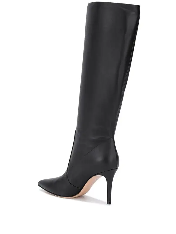 GIANVITO ROSSI Hansen Pointed Toe High Heel Boots