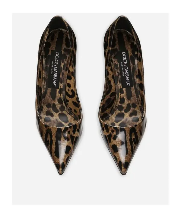 Dolce & Gabbana Leopard Print Pointed Toe Stiletto Pumps