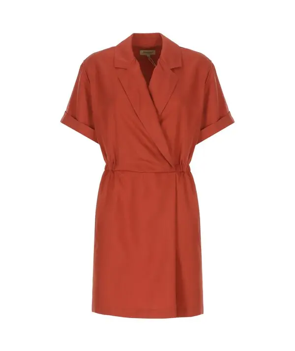 Woolrich Elasticated Waist Dress - Brown