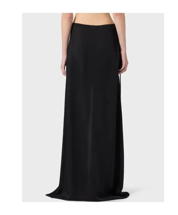 Blumarine High Waist Wrap Detail Trousers