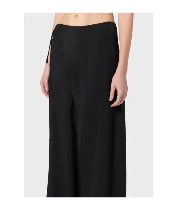 Blumarine High Waist Wrap Detail Trousers