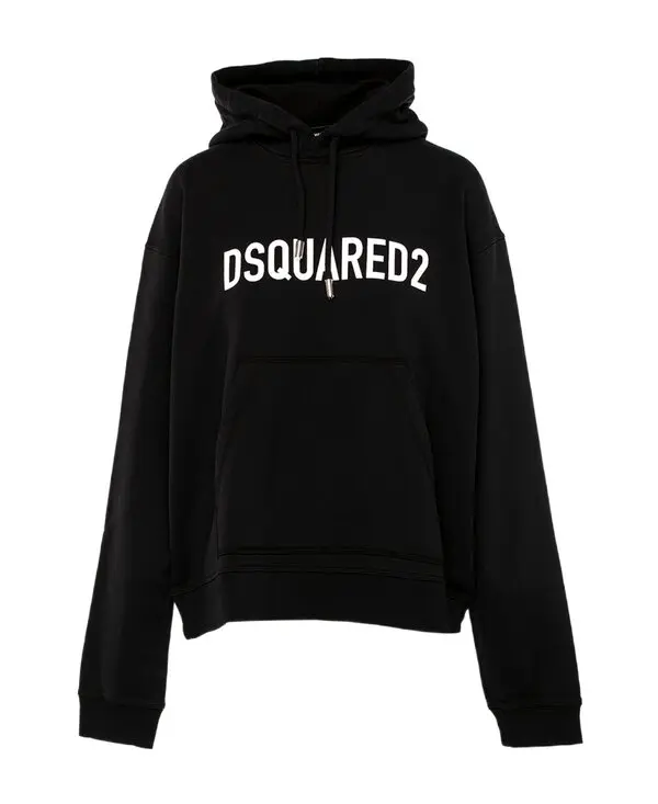 Dsquared2 Logo-print Hoodie - Black