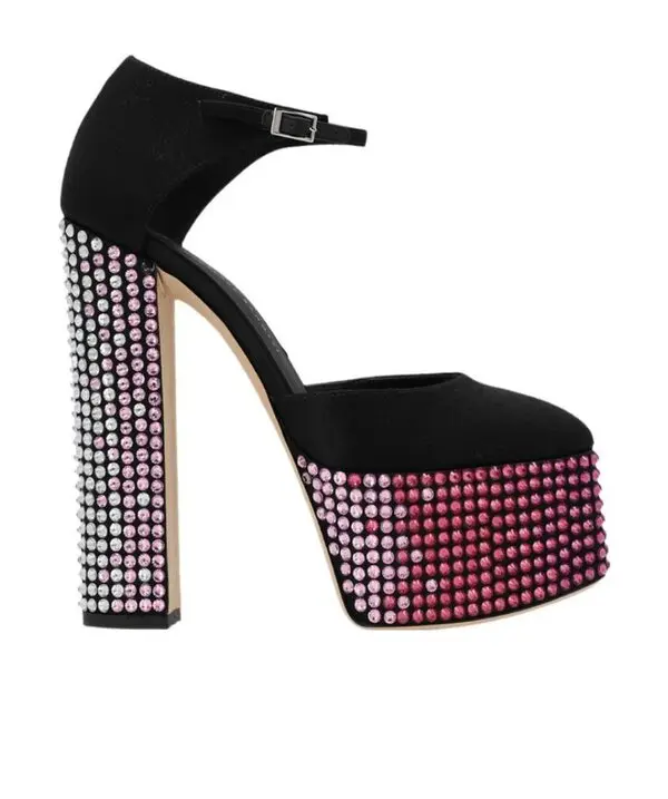 GIUSEPPE ZANOTTI Bebe Strass Embellished Pumps